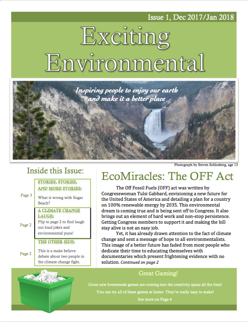 Exciting Environmental – Help Sierra